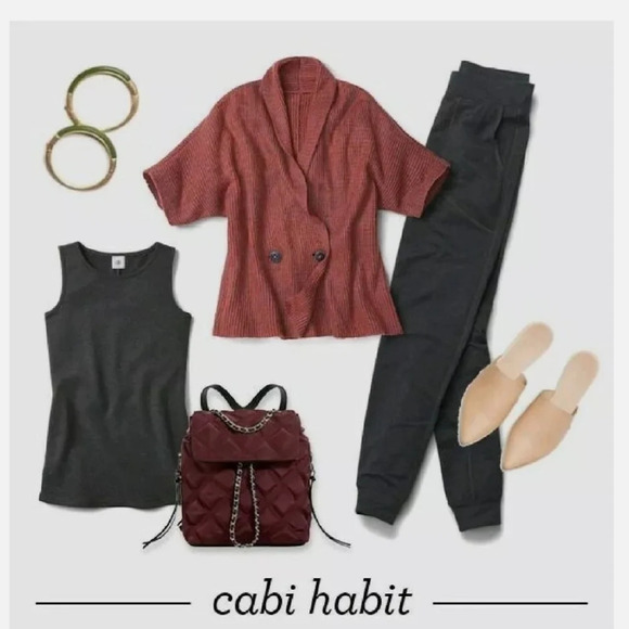 CAbi | Sweaters | Cabi Rosewood Cardigan Sweater Chunky Ribbed Boxy ...